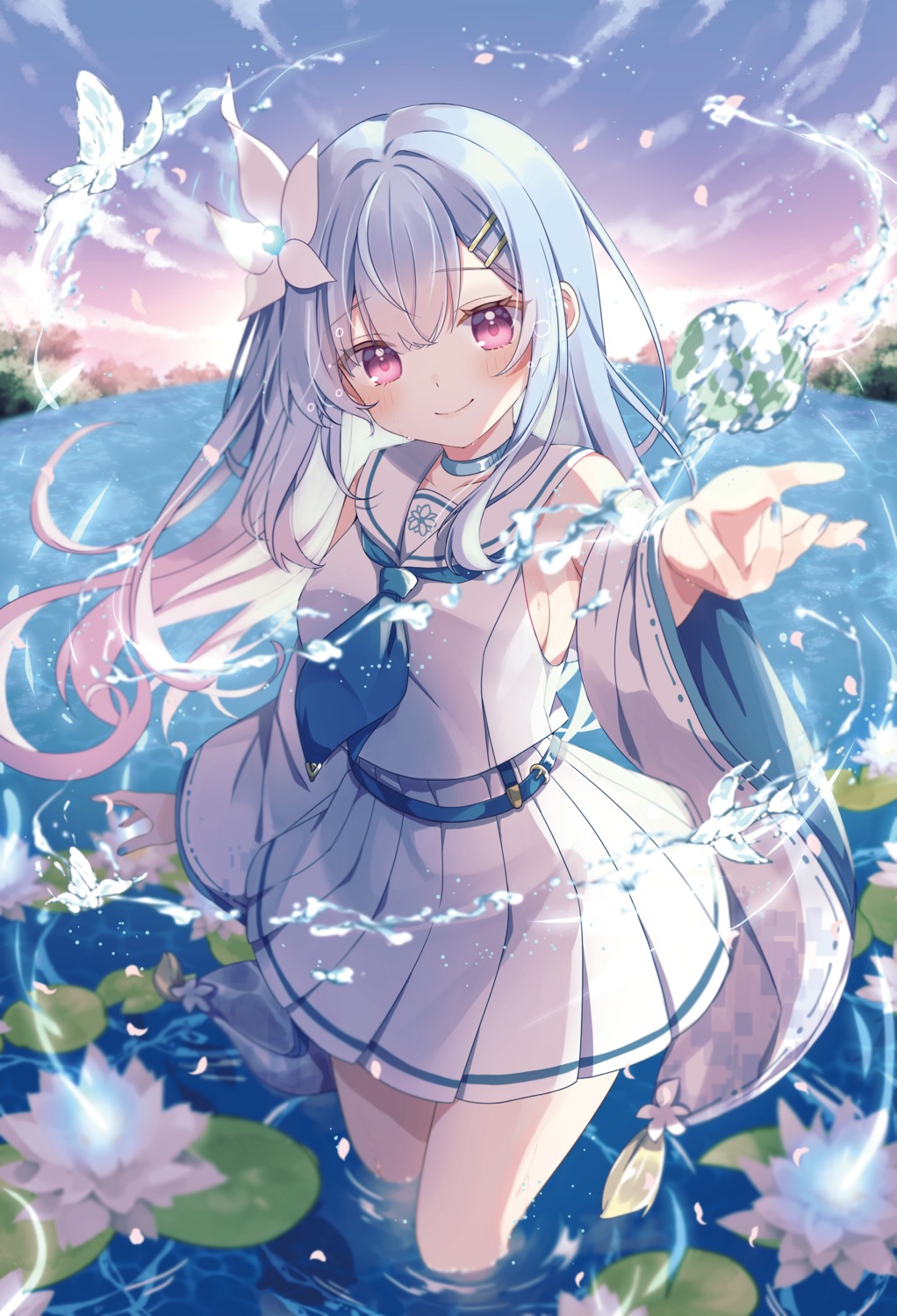 gomano rio japanese clothes no bra seifuku wet | #1229173 | yande.re